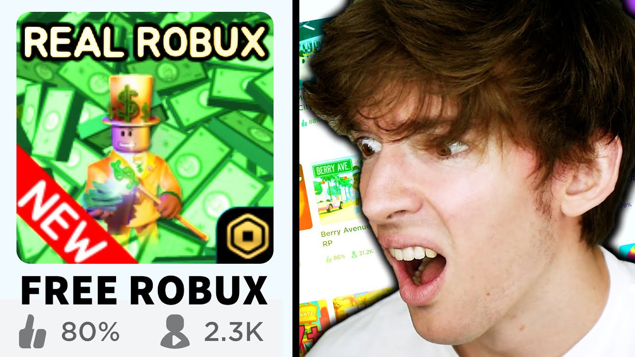 Real Free Robux Games Youtube