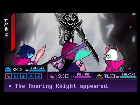 Roaring Knight Idle Battle Animation Deltarune Battle Screen Take