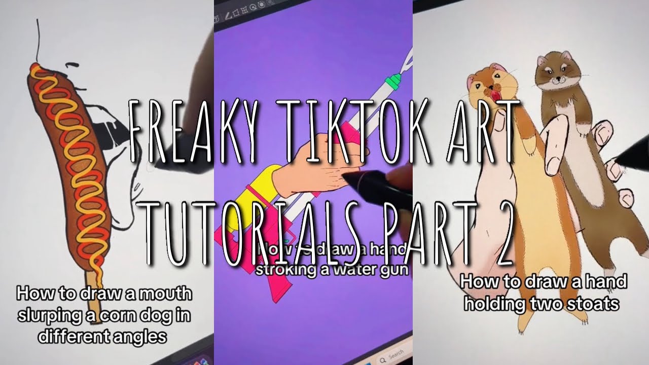 рќ рќ рќ рќ єрќ ґрќ Tiktok Art Tutorials Part 2 Youtube