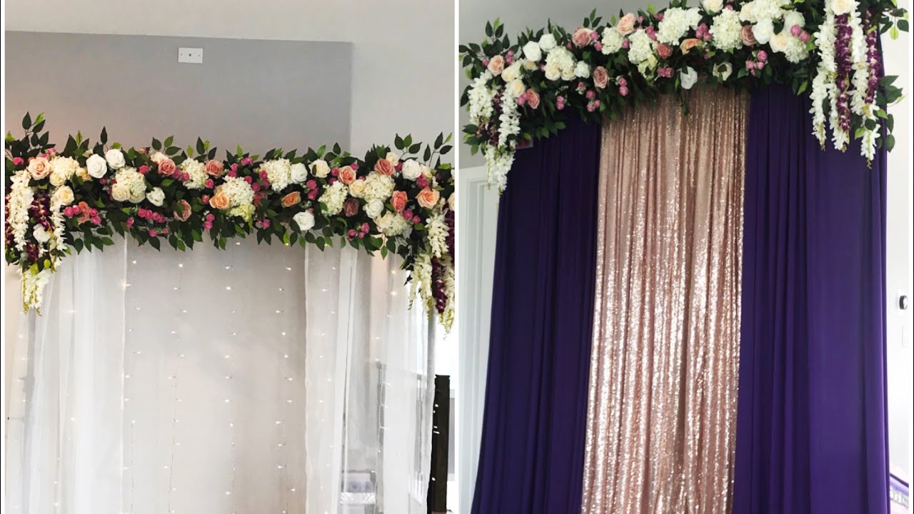 Diy Backdrop Diy Wedding Decor Diy Pool Noodle Backdrop Wedding