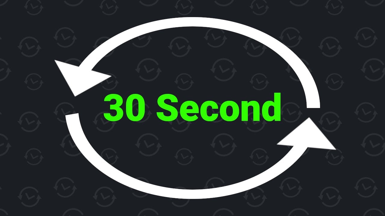 30 Second Interval Timer Youtube