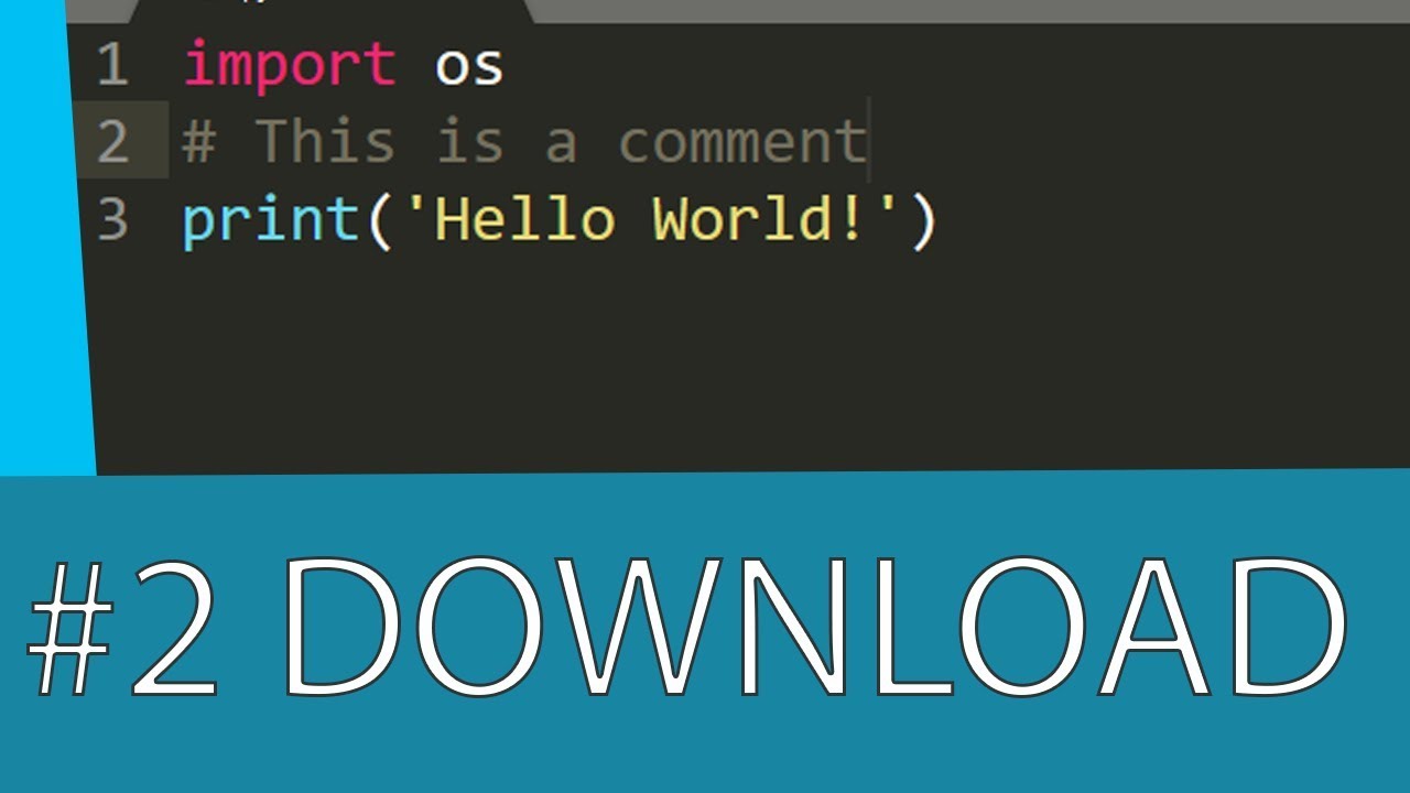 2 Python 3 Tutorial How To Install Python 3 On Windows Youtube