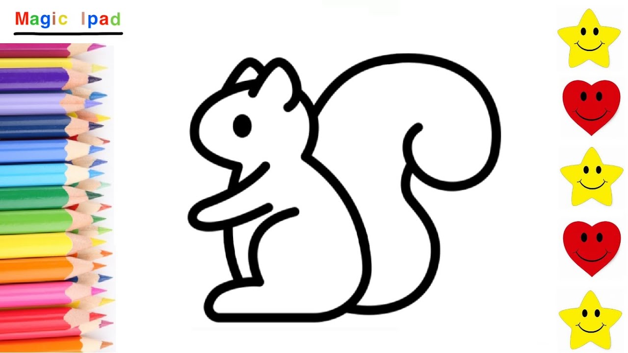 Como Dibujar Una Ardilla Dibujos Para Niг Os рџ в ђ How To Draw A Squirrel