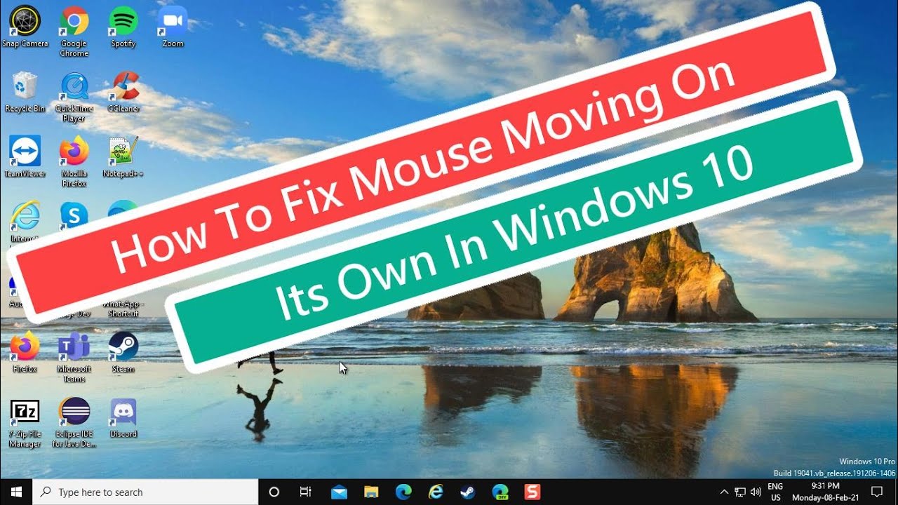 How To Fix Mouse Moving On Its Own In Windows 10 Youtube