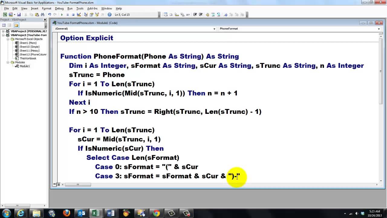 Vba String Function Syntax Example