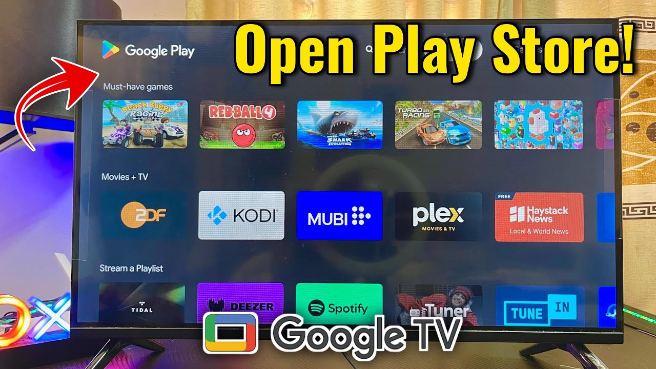 How To Open Google Play Store On Google Tv Find Youtube