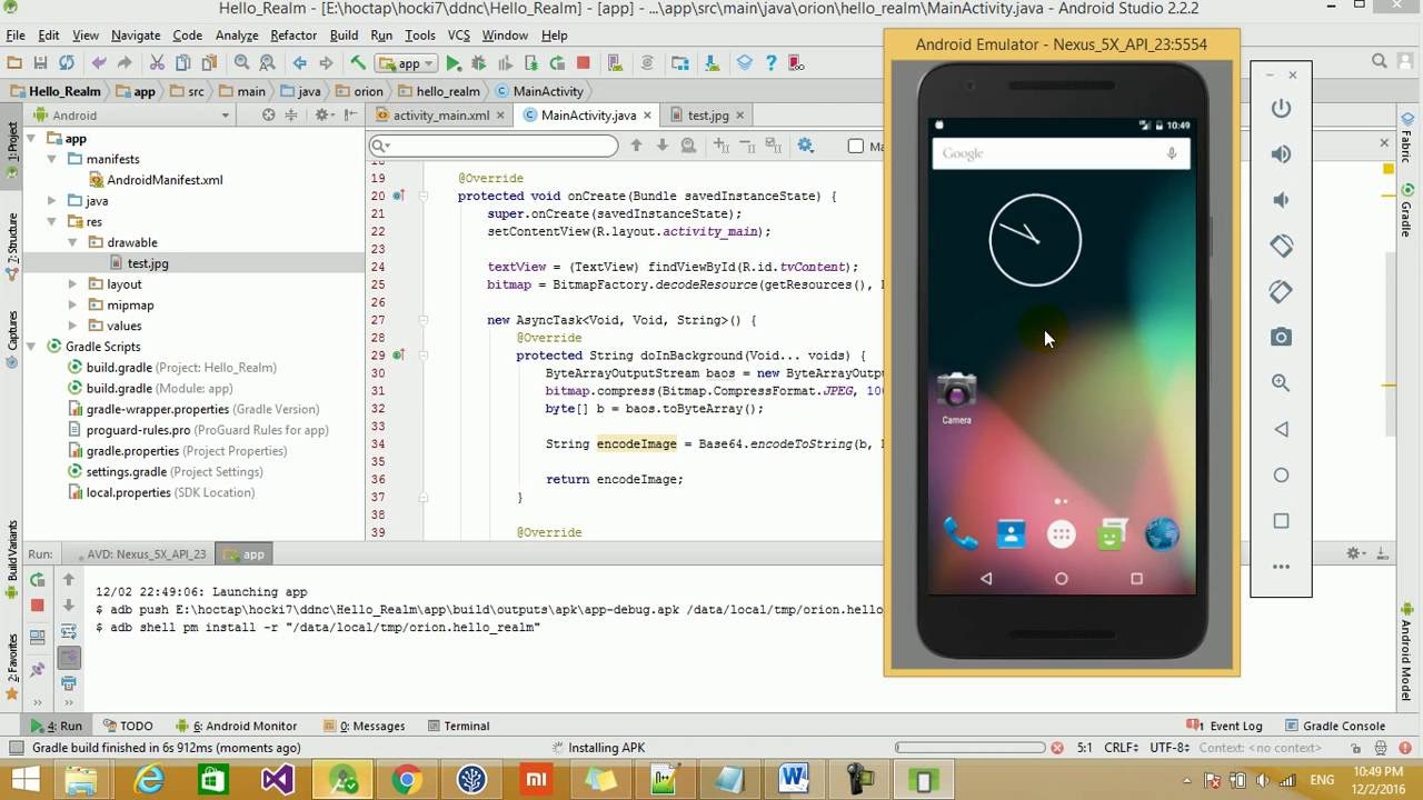 Covert A Bitmap To Base64 String Android Java Youtube