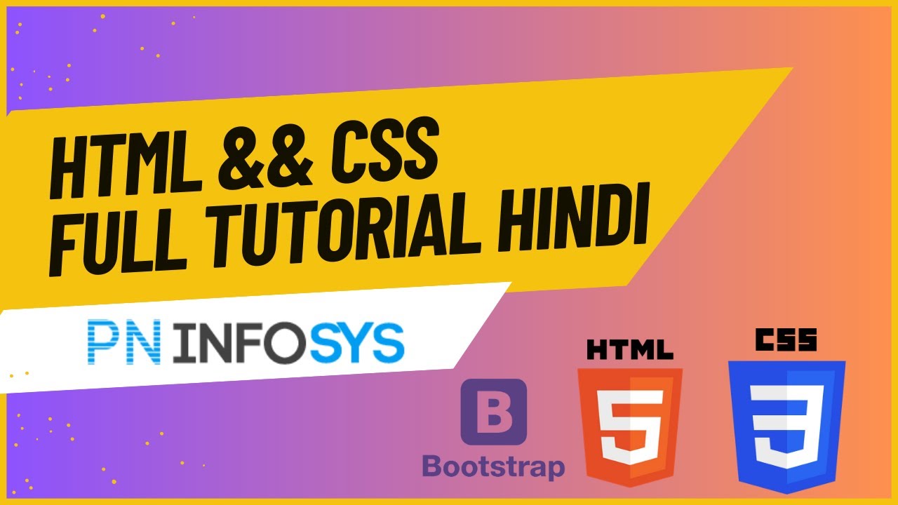 Html And Css Tutorial In Hindi Part 1 Beginner Youtube