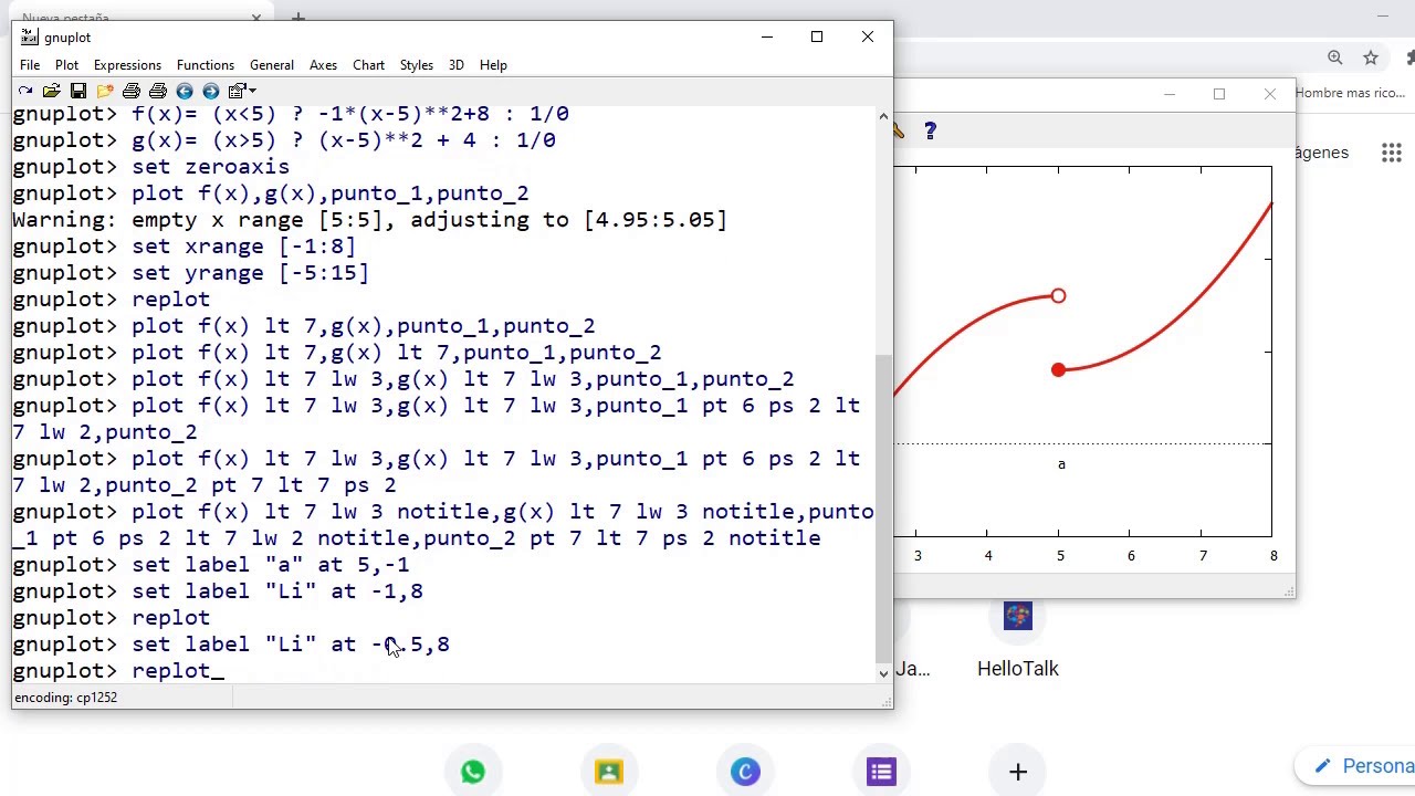 Práctica En Gnuplot Youtube