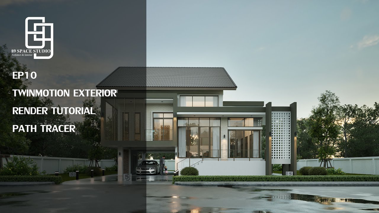 Ep10 Twinmotion Exterior Render Tutorial Youtube