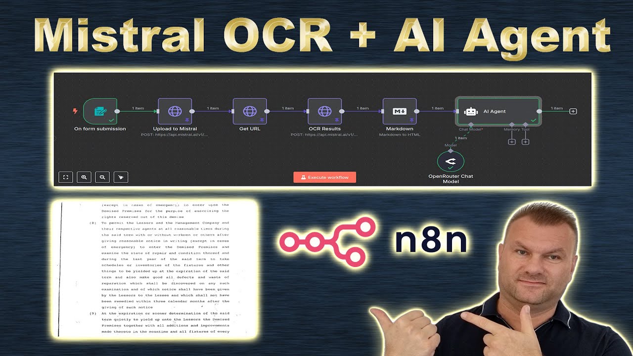 Build Mistral Ocr Ai Agent Automation In N8n That Translates And