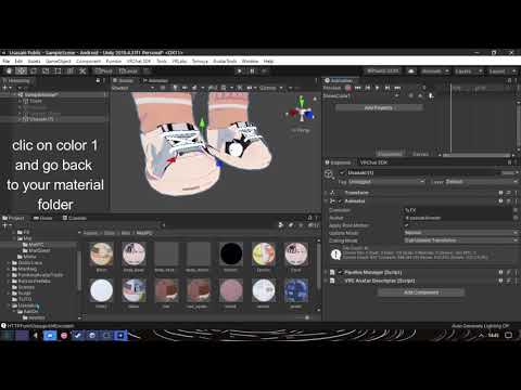How To Make Material Swap Toggle On Vrchat Avatar Youtube