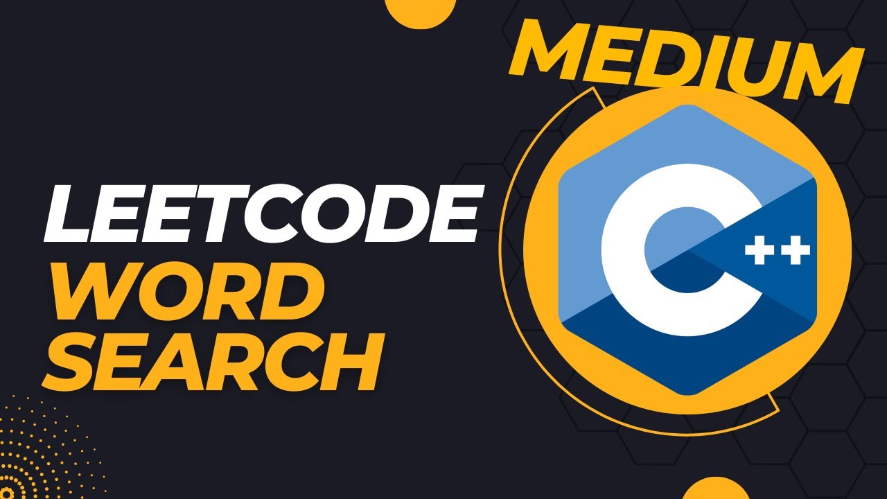 Leetcode Word Search C Youtube