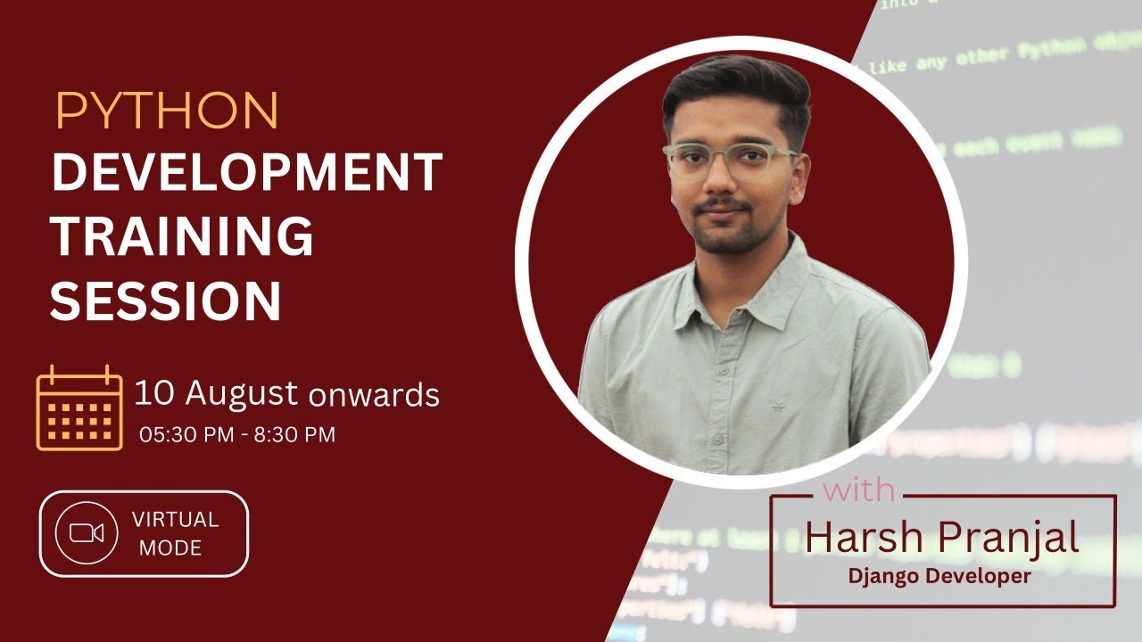 Python Development Workshop Day 1 Youtube