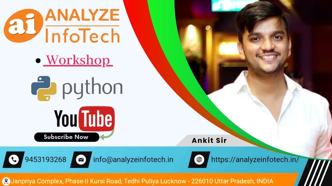 Python Workshop Analyze Infotech Youtube