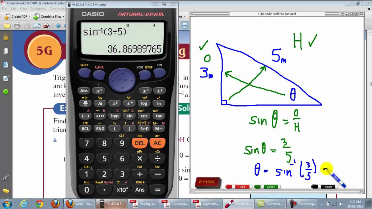 Trigonometry Part 3 Missing Angles Youtube