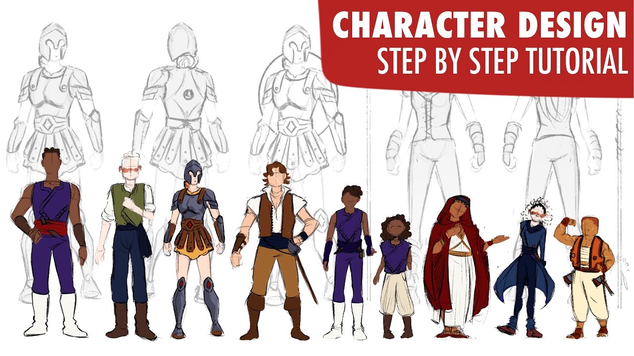 How To Design A Cast Of Characters тше Character Design For Beginners