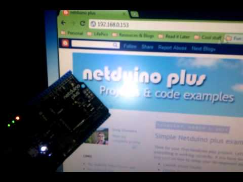 Netduino Plus Web Server Tutorial Youtube