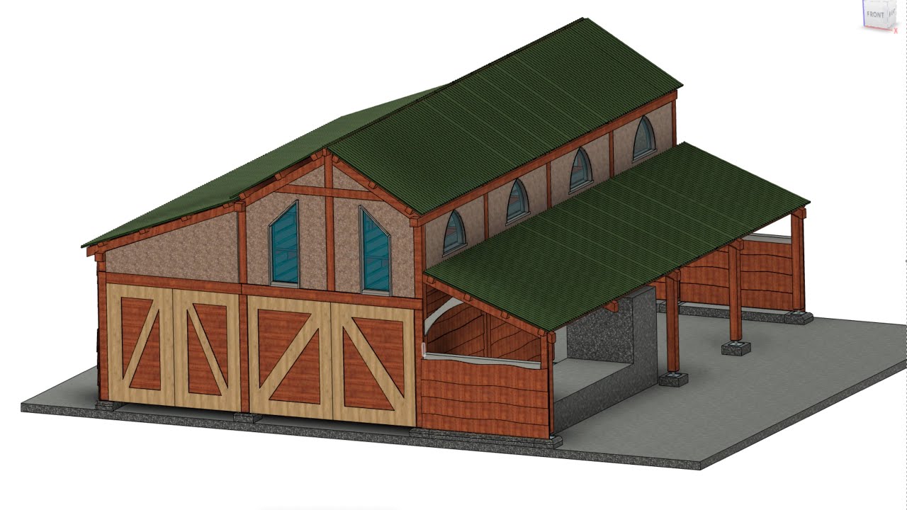 Big Timber Framed Barn Build Part 1 The Design Youtube