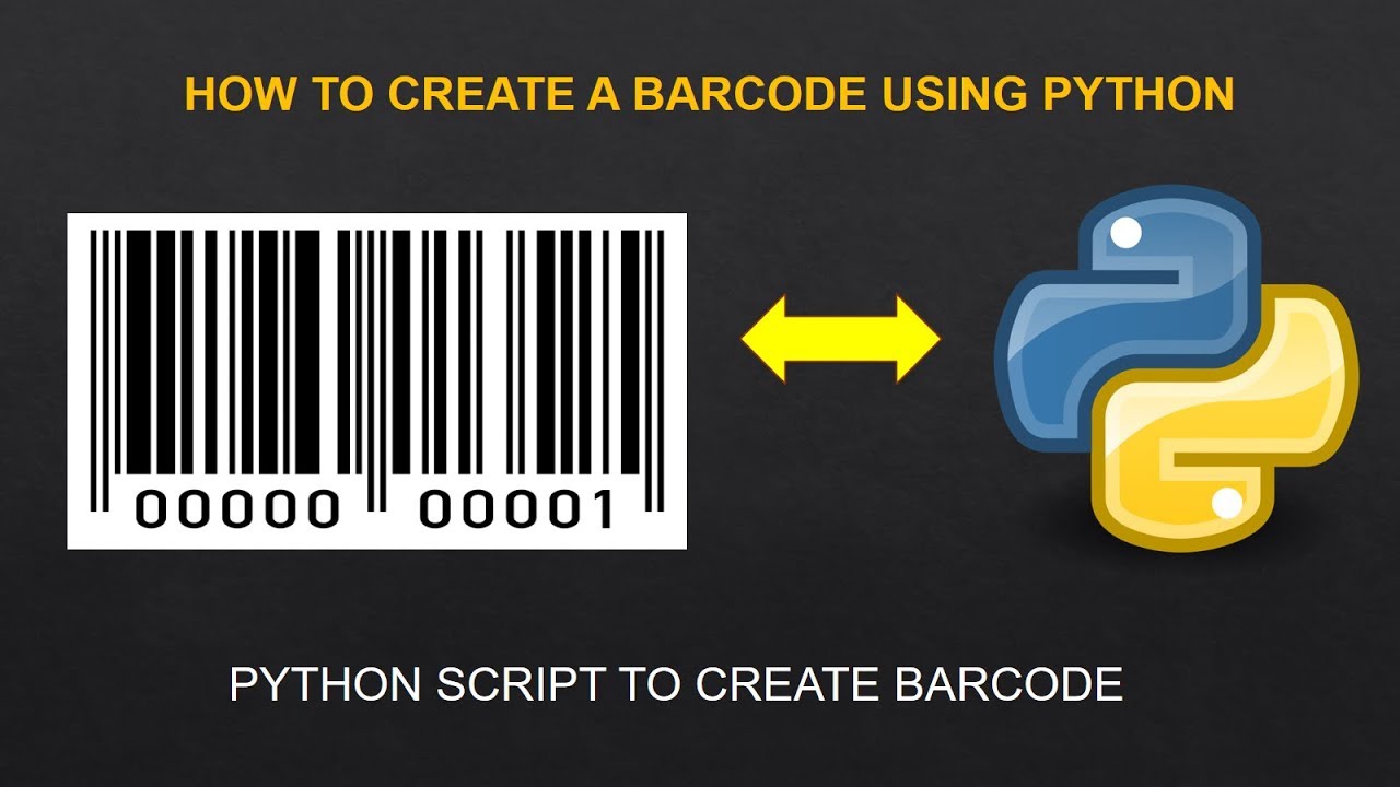 How To Create Barcode Using Python Python Tutorials Python