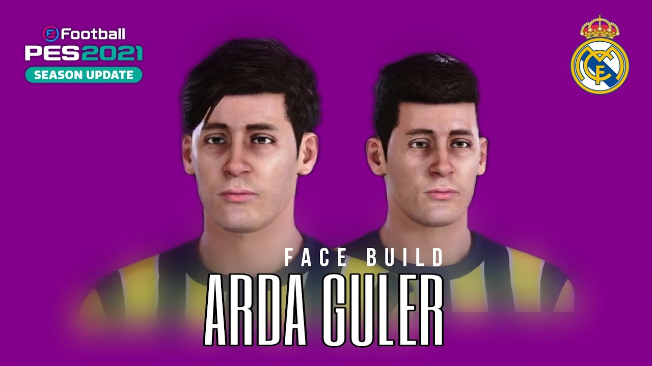 Arda Guler Face Build Tutorial Real Madrid Turkey Efootball Pes