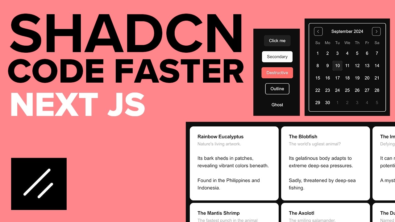 Shadcn Ui Tutorial Using Next Js Build Projects Faster Without Coding