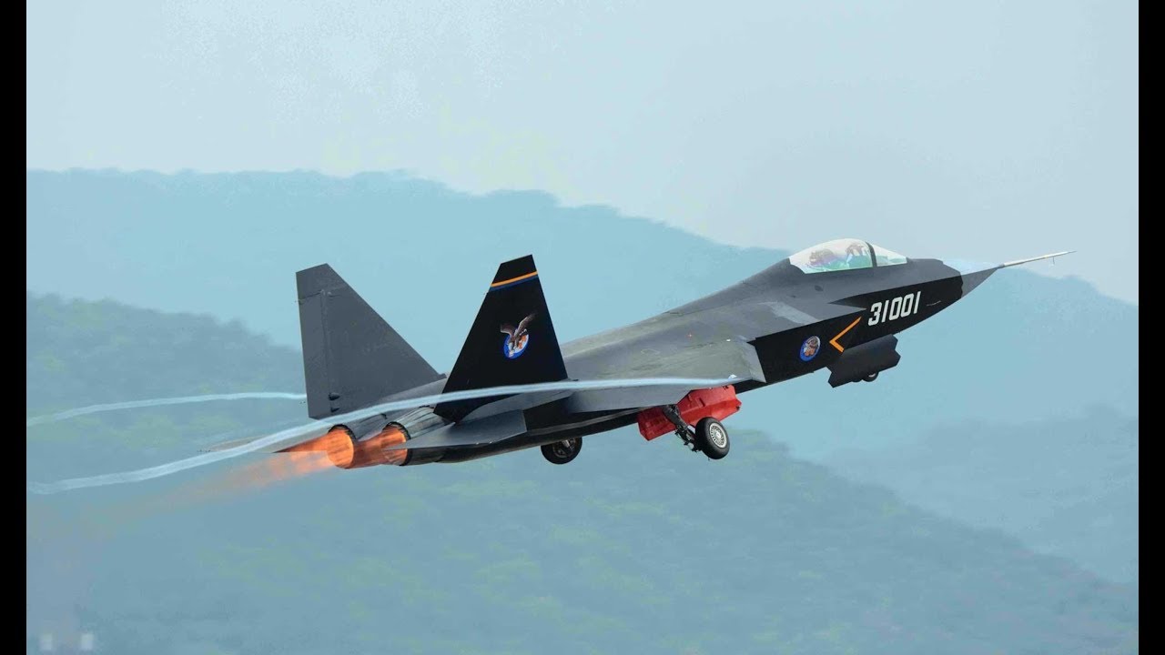 Shenyang J 31 Stealth Fighter Takeoff 2019 Youtube