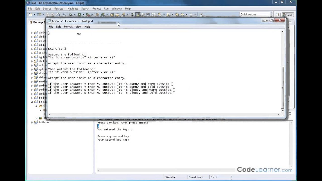 Mastering Java Programming 2 Section 2 Important Behavior When Using