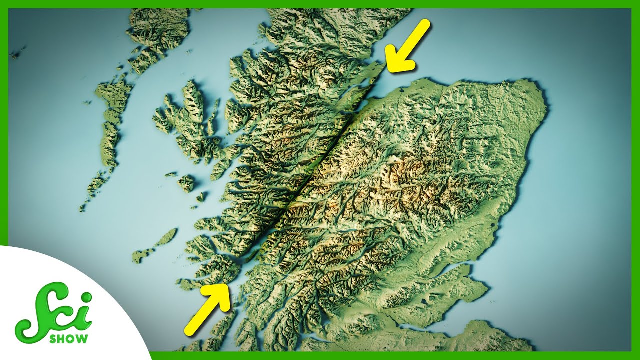 Why There S A Straight Line Through Scotland Youtube