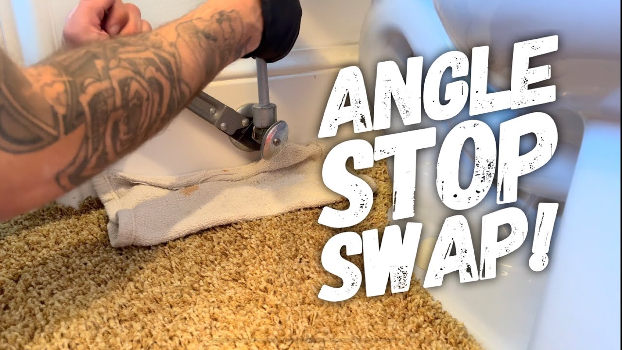 Replace Compression Angle Stop Plumbing Vlog For Apprentices Youtube