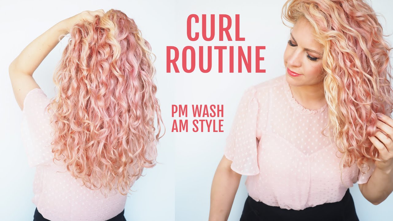 Wake Up With Great Curls Wash Day Overnight Curly Hair Routine Youtube