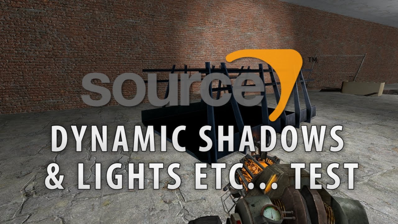 Source Engine Dynamic Lights Shadows Test Youtube