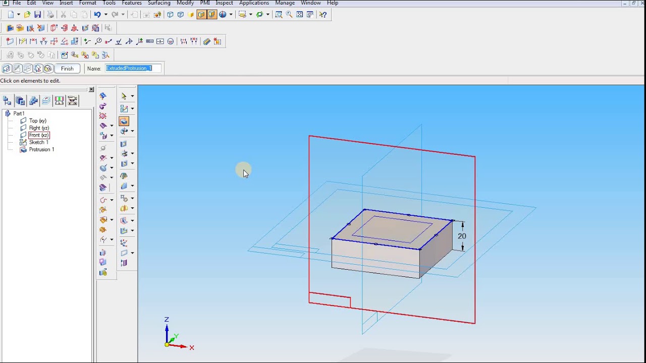 Sample Model In Solid Edge V19 Exercise 11 Youtube