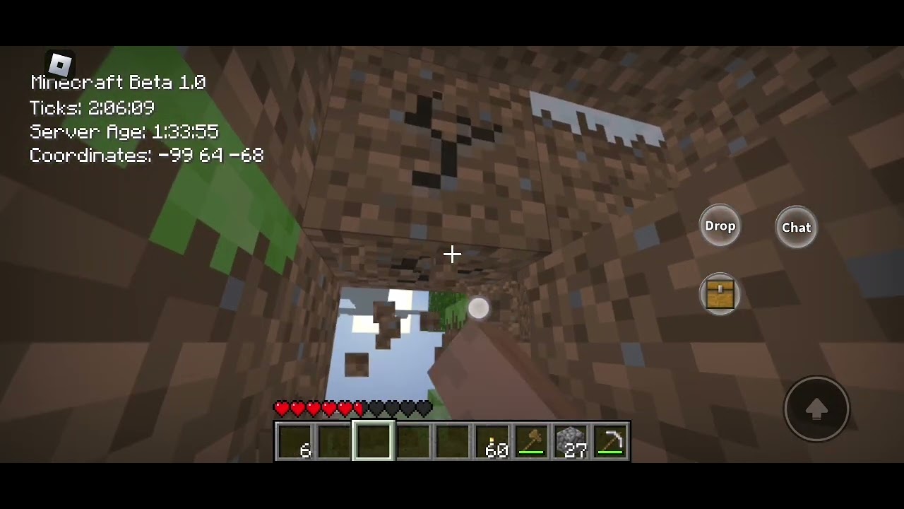 I Play Minecraft Beta 1 0 On Roblox Youtube