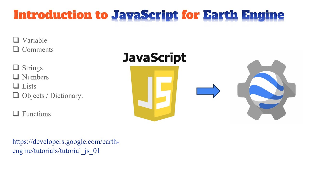 Javascript Essentials For Google Earth Engine Strings Numbers Lists