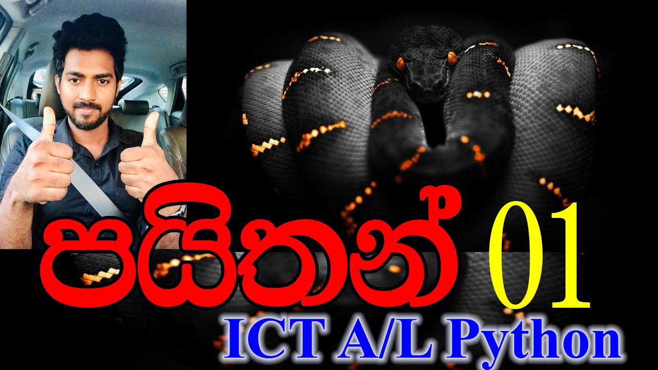 Python Programming Sinhala Lesson 1 à à ºà à à à š à à à à šà à º Youtube