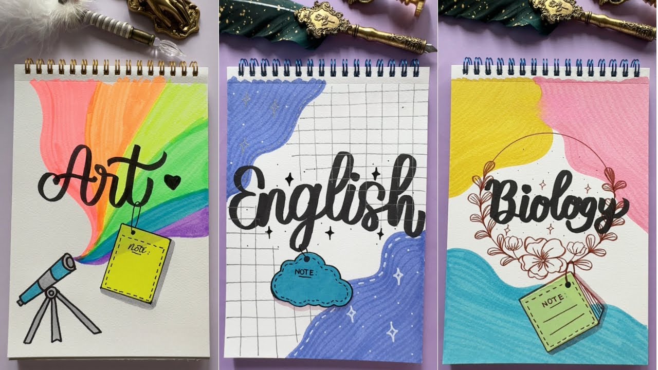 Top 5 Assignment Front Page Designs For School Projects Youtube