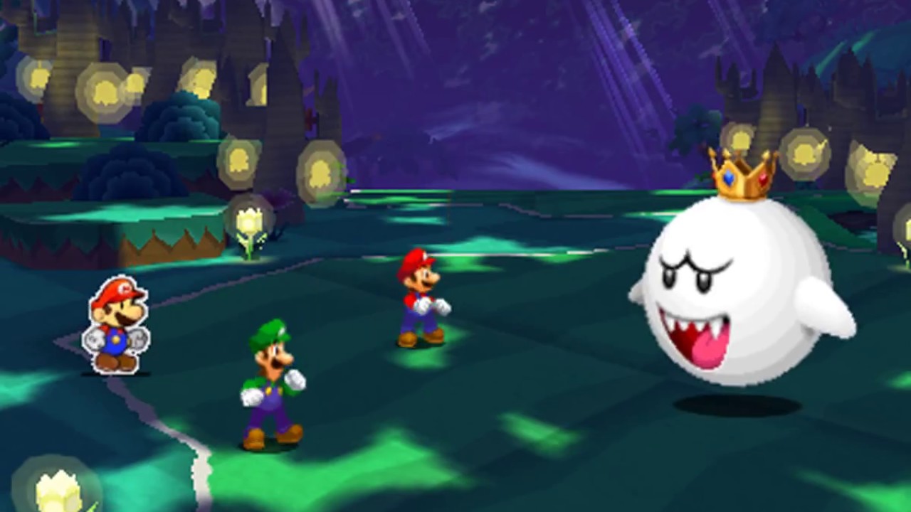 Mario Luigi Paper Jam Boss 13 King Boo Youtube