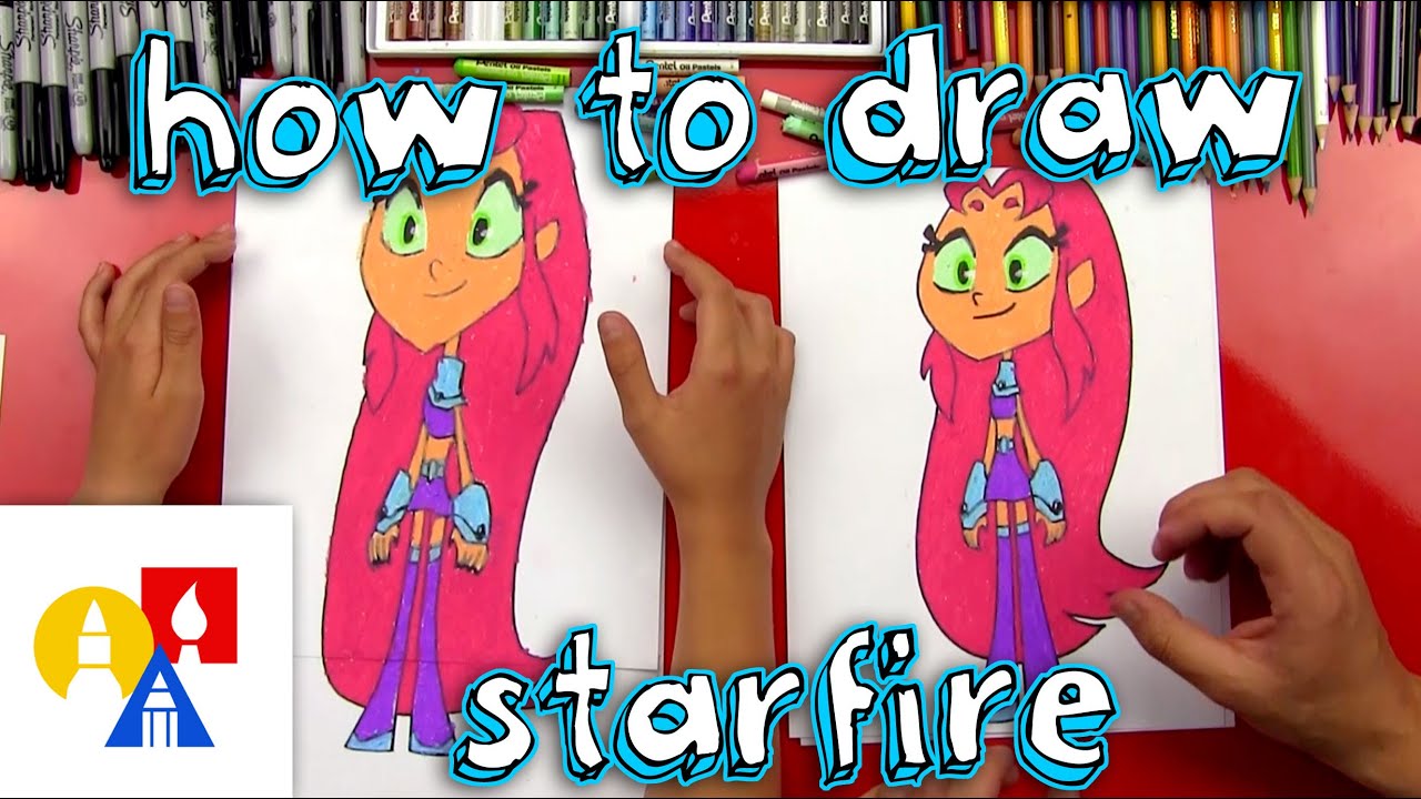Teen Titans Starfire Drawings