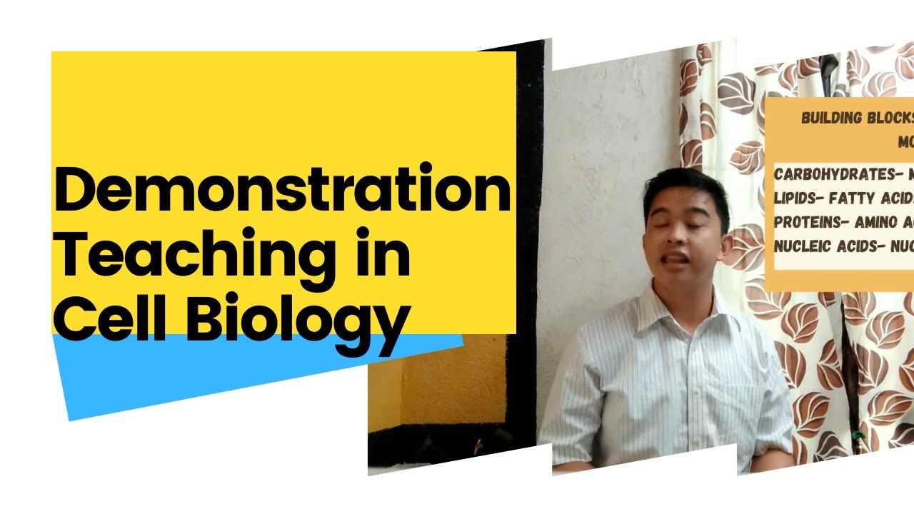 Demonstration Teaching In Cell Biology Youtube
