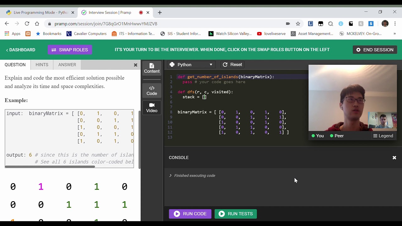 Pramp Mock Technical Interview Data Structures And Algorithms Youtube