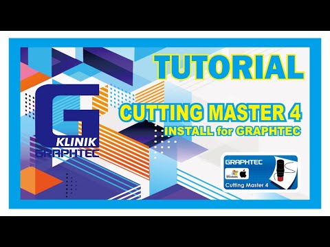 Install Cutting Master 4 For Mesin Cutting Graphtec Youtube
