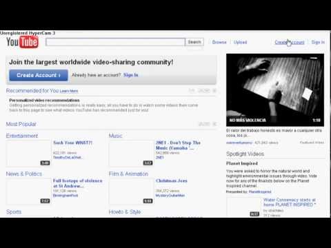 Register Video Youtube