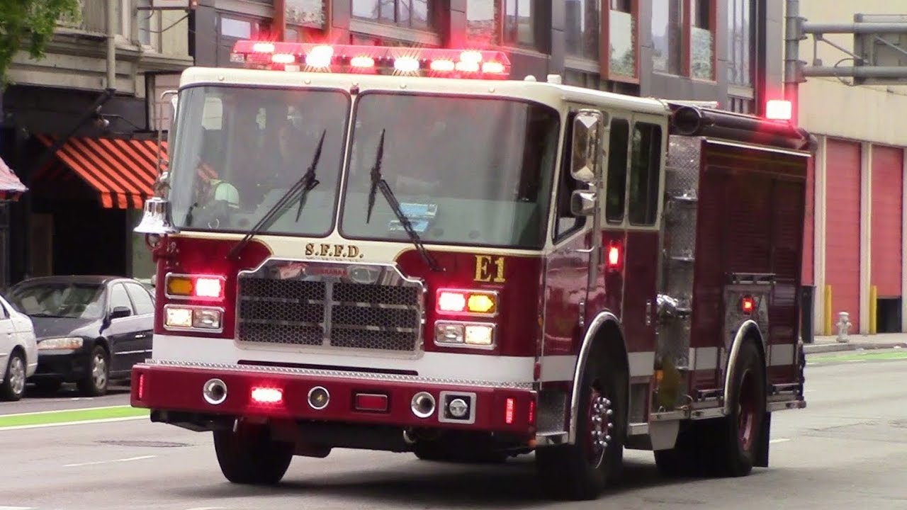 Sffd Engine 1 Amr Responding Youtube