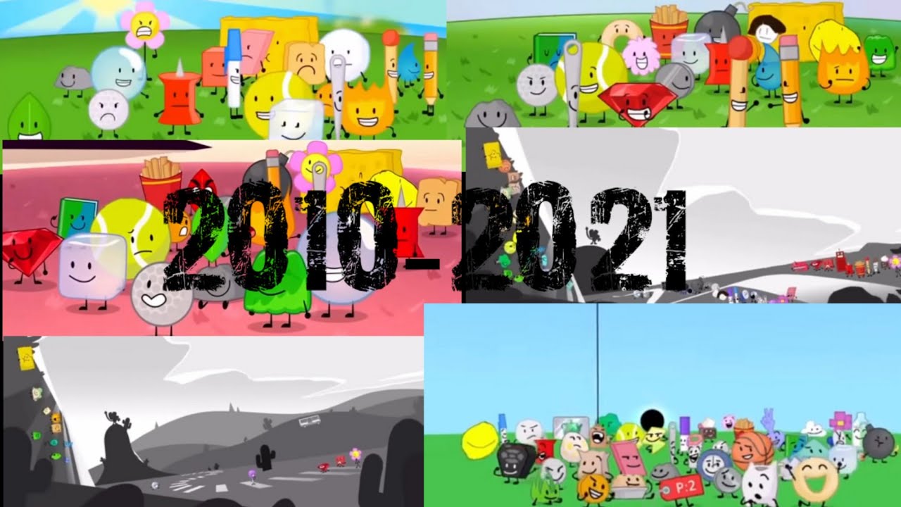 All Bfdi Intros 2010 2021 Youtube