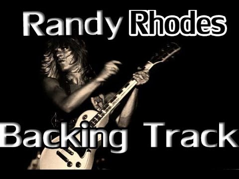 Randy Rhodes Style Backing Track For Guitars Original Song Youtube