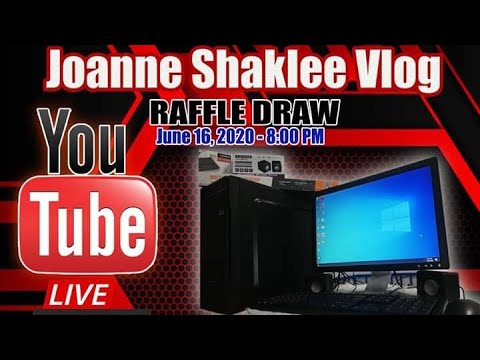 1st Computer Set Raffle Draw Youtube