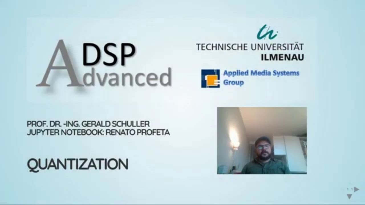 Advanced Digital Signal Processing Using Python 01 Quantization Youtube