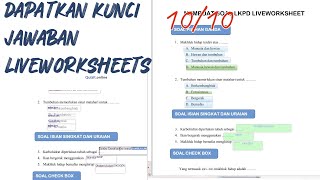 Cara Cheat Liveworksheets Melihat Seluruh Jawaban Lkpd Di ...