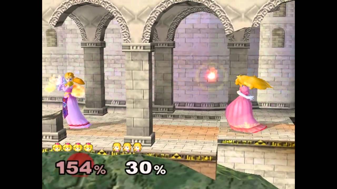 Super Smash Brothers Melee Peach Vs Lv9 Zelda Youtube